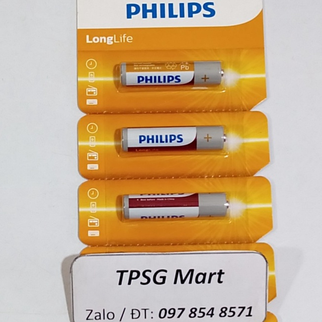 Pin Philips AAA (3A) R03 MICRO 1.5V (R03L10S/97 Zinc chloride) | Shopee ...