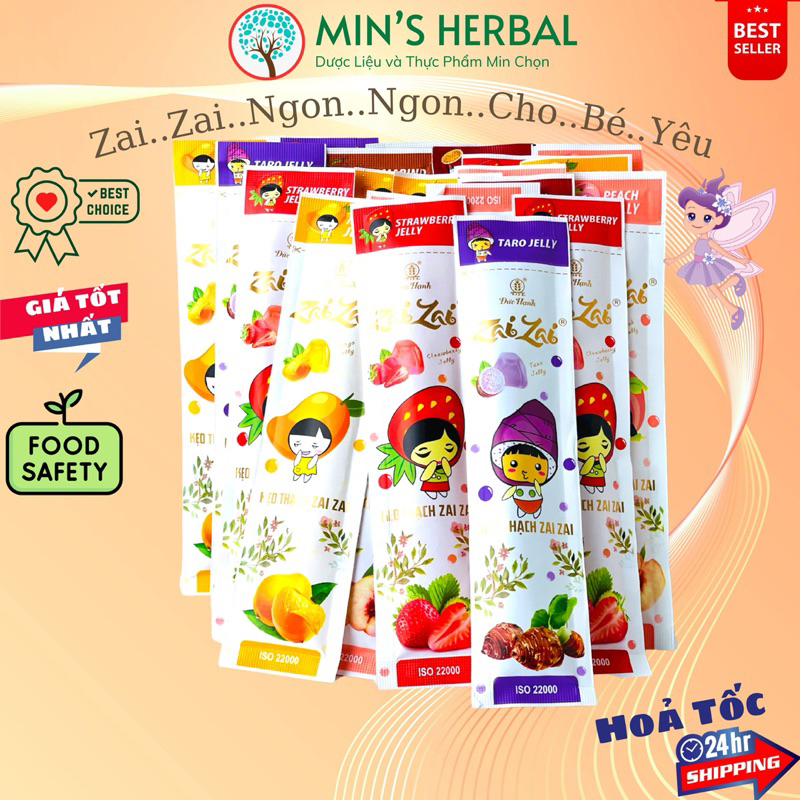 Kẹo thạch Zai zai Dài Mẫu mới Giòn ngon (rau câu zaizai) - Minpharmacy ...