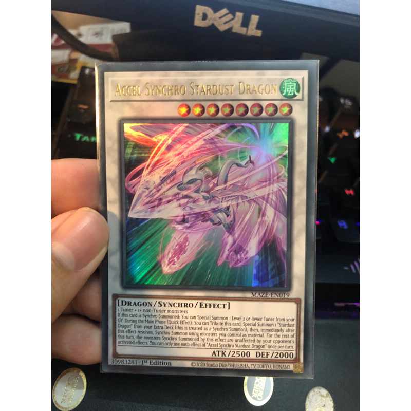 Thẻ bài Yugioh Accel Synchron Stardust Dragon - Ultra Rare | Shopee ...