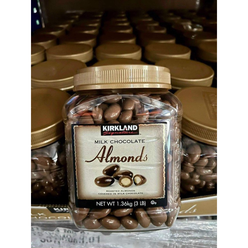 Kẹo Socola Sữa bọc Hạnh nhân Kirkland Milk Chocolate Almonds 1,36kg ...