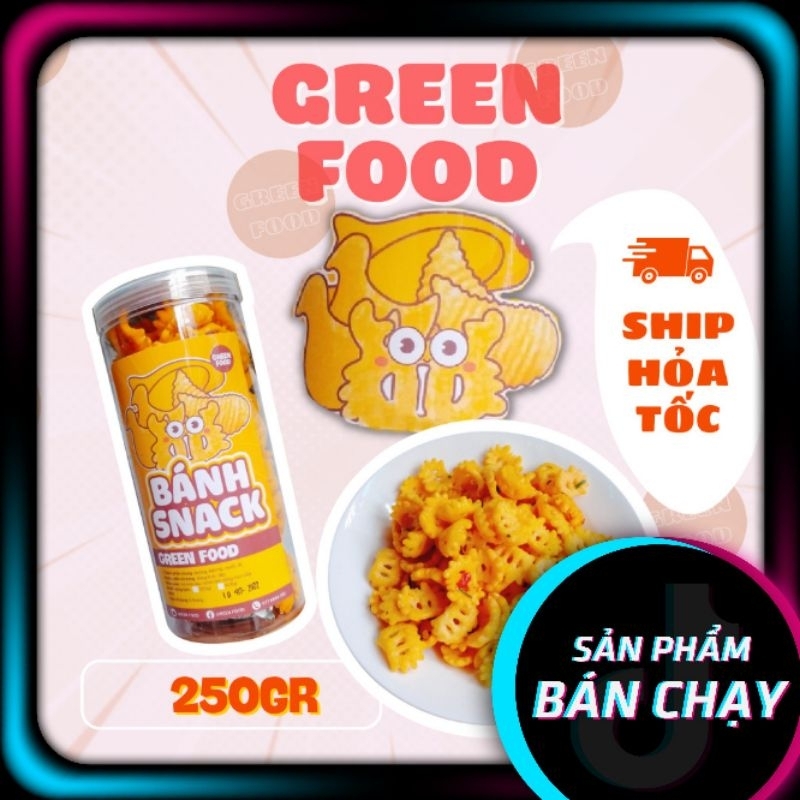 bánh snack cua 250gr vị cay cay nhẹ, giòn tan rộp rộp. | Shopee Việt Nam