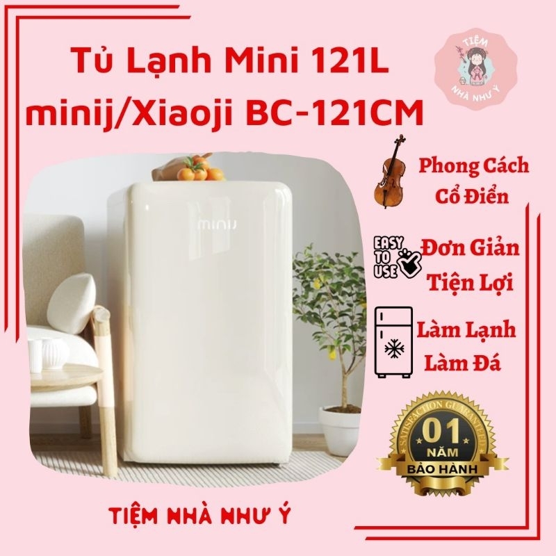 [Mã giảm 8% đơn 3000K] 💥Tủ Lạnh Mini 121L MINIJ 1 Cánh Hàng Chính Hãng Bảo Hành 12 Tháng 💥 ...