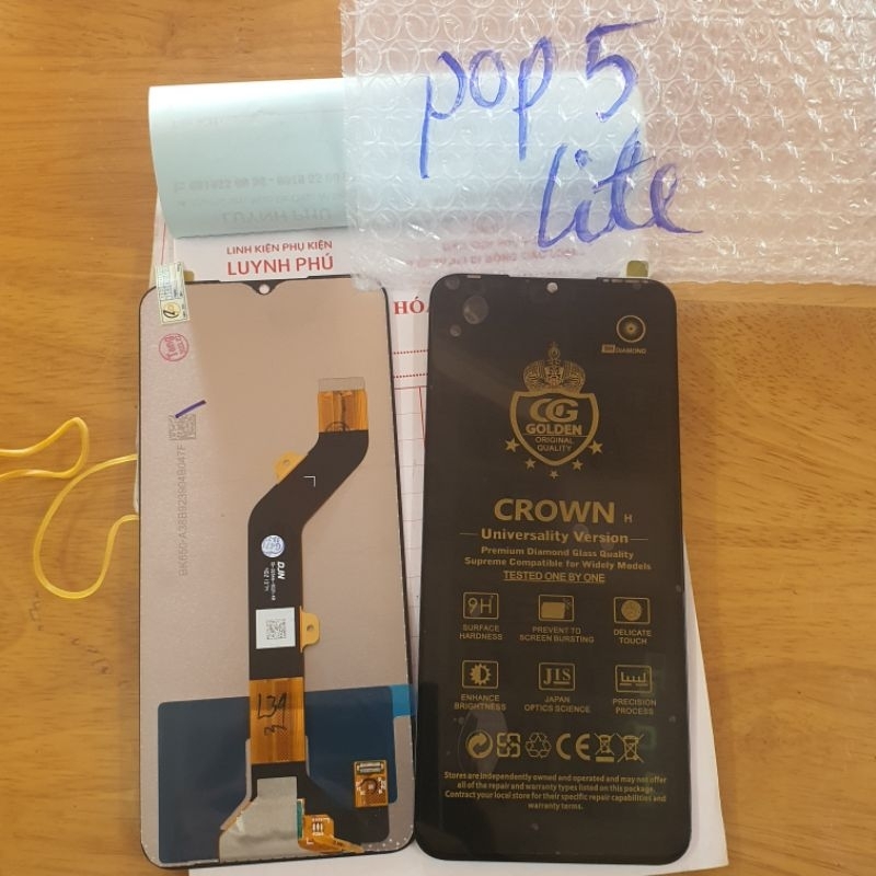 Màn hình Tecno Pop 5 lite zin tặng keo | Shopee Việt Nam