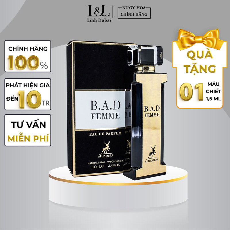 Nước Hoa BAD FEMME 10ML Chính Hãng Thơm Lâu | Shopee Việt Nam