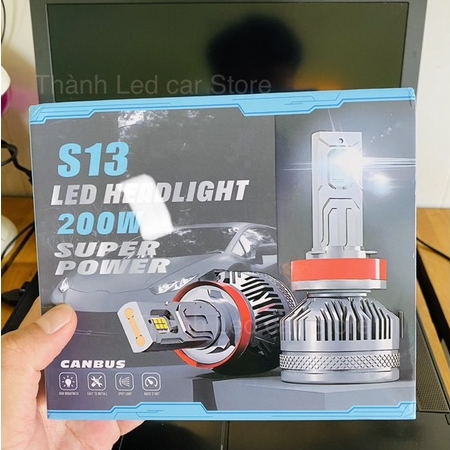 Đèn pha led H4 S13 Super Light 90W 40000LM hiệu suất cao - chính hãng ...