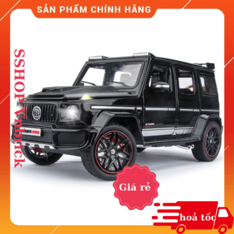 Mô hình xe sắt Mercedes-Benz G800 Brabus tỉ lệ 1:24 hãng Jiaye 3 màu ...