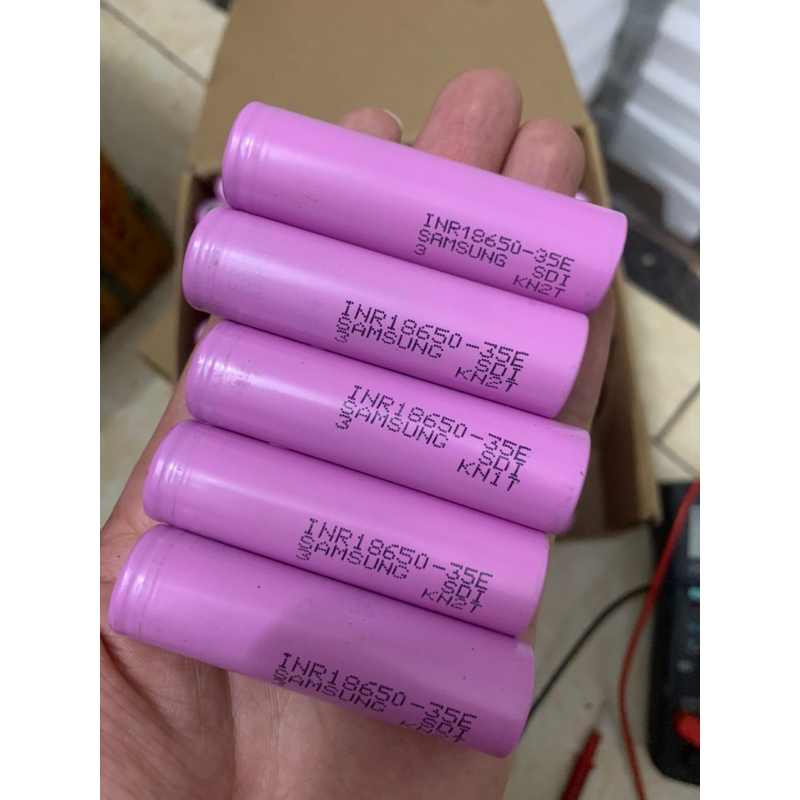Cell pin Samsung INR18650-35E - dung lượng cao 3500mah- xả 10A - Tháo ...