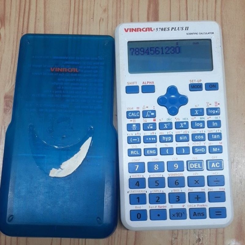máy tính cầm tay vinacal 570es plus, máy tính học sinh, bỏ túi | Shopee ...