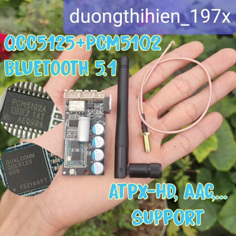Mạch giải mã âm thanh Bluetooth Qualcom QCC3003, QCC5125, chip giải mã ...