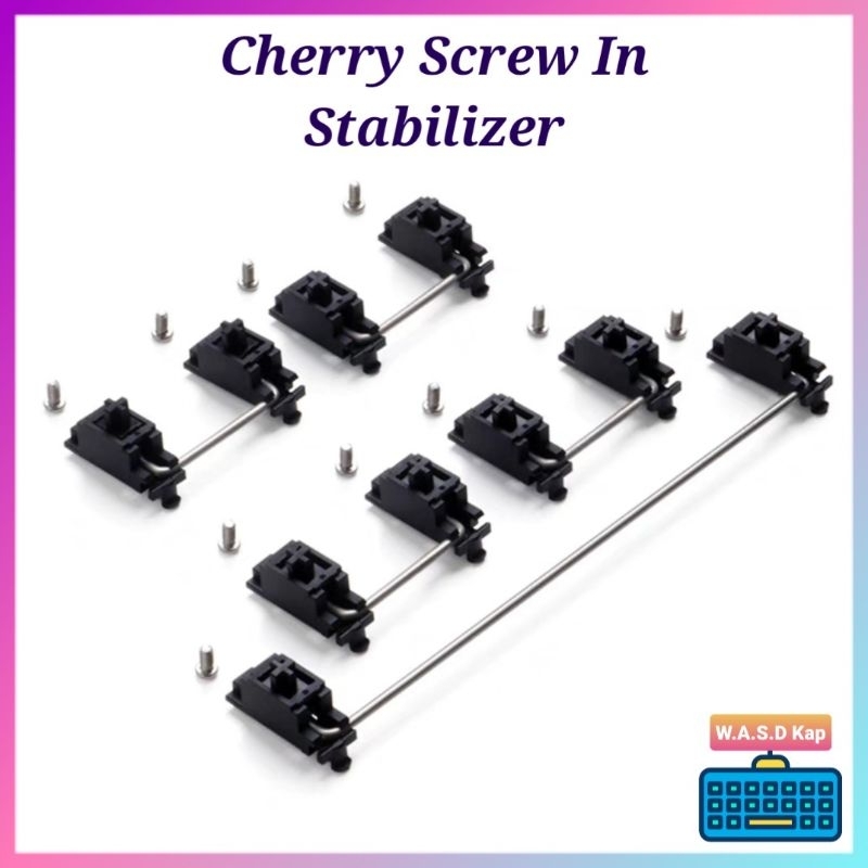 Bộ stab/stablizer Cherry pcbmount | Cherry screw-in & snap-in (thanh ...