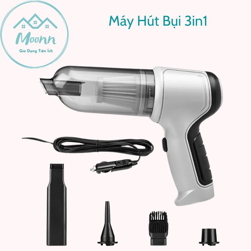 Máy hút bụi cầm tay mini 3in1 ( HÚT, BƠM, THỔI ) 120w lực hút 9000PA ...