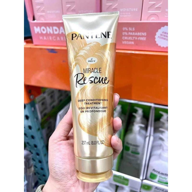 🇺🇸 Kem xả sâu dưỡng ẩm cho tóc Pantene Miracle Rescue Deep Conditioning ...