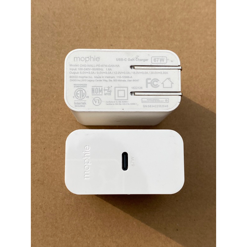 Củ sạc mạch sạc nhanh Mophie GAN 67W PD Type C hàng công ty | Shopee Việt Nam