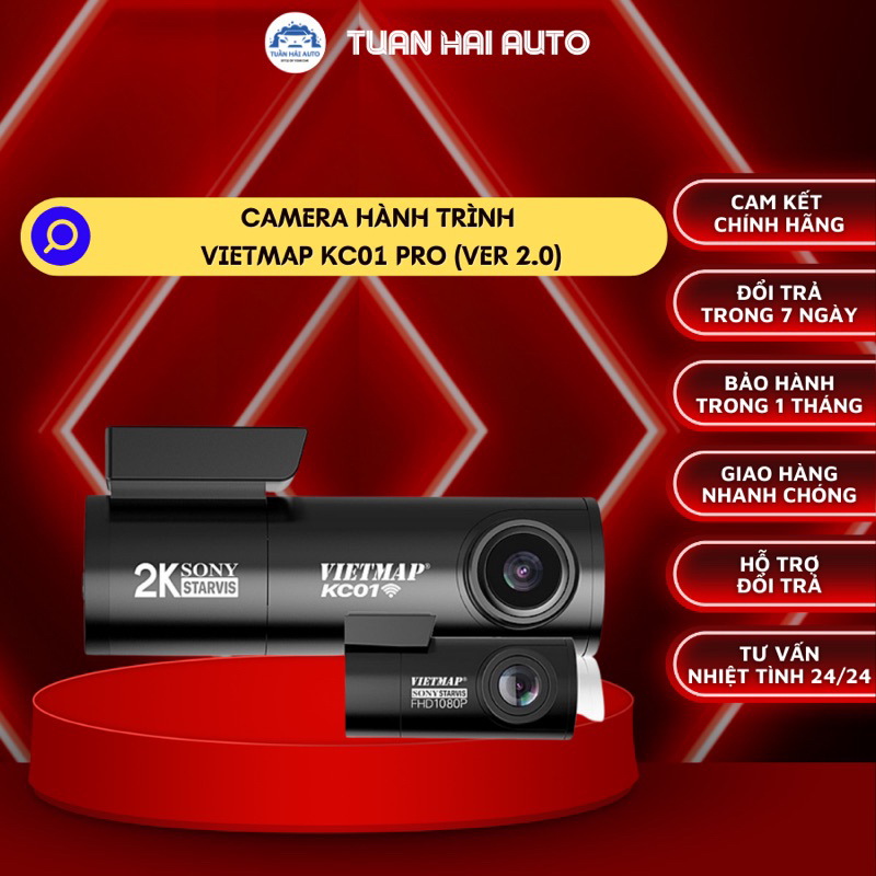 Camera Hành Trình VIETMAP KC01 PRO (Ver 2.0) Cảnh Báo Giao Thông Bằng ...