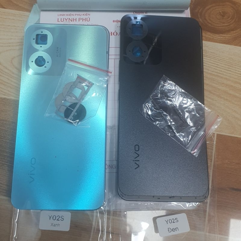 Vỏ Vivo Y02S full có khay sim khung sườn kính camera | Shopee Việt Nam