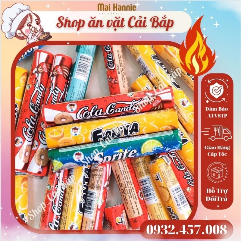 Kẹo C vòng Fanta, Cola, Sprite candy (thỏi 25g ~20 viên) | Shopee Việt Nam