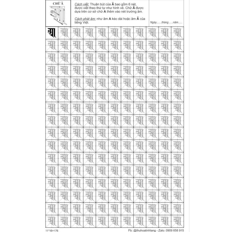 Tập viết chữ Phạn (Siddham, Lantsa, Devanagari) | Shopee Việt Nam