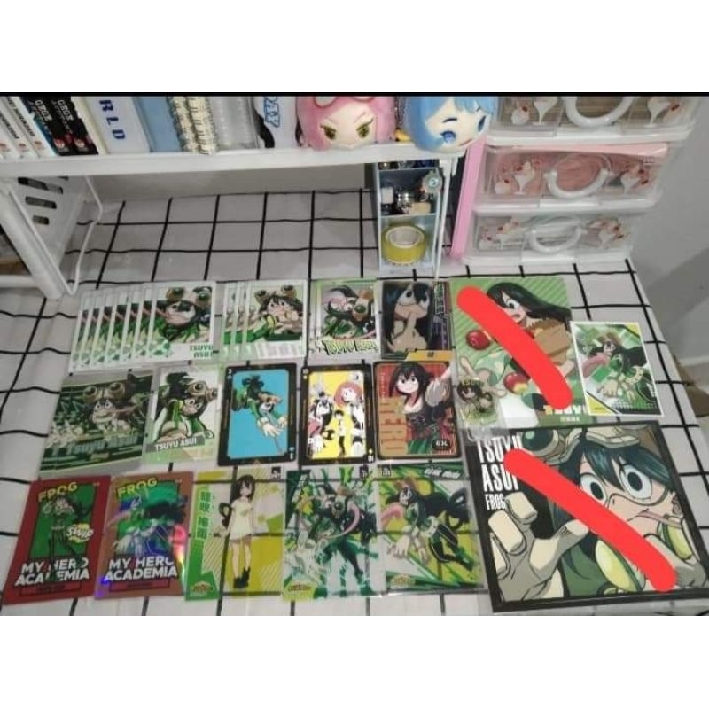 Combo Card/Goods/Badge/Key của Tsuyu Asui MHA-My hero Academia | Shopee ...