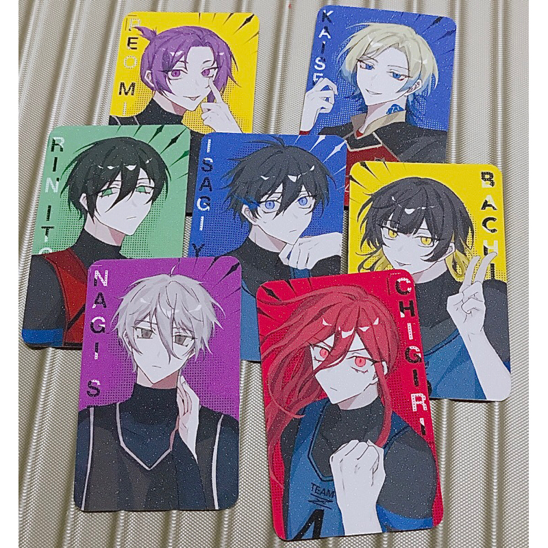 [CÓ SẴN]Card bo góc Blue Lock tự chọn Isagi, Bachira, Rin, Kaiser, Nagi ...