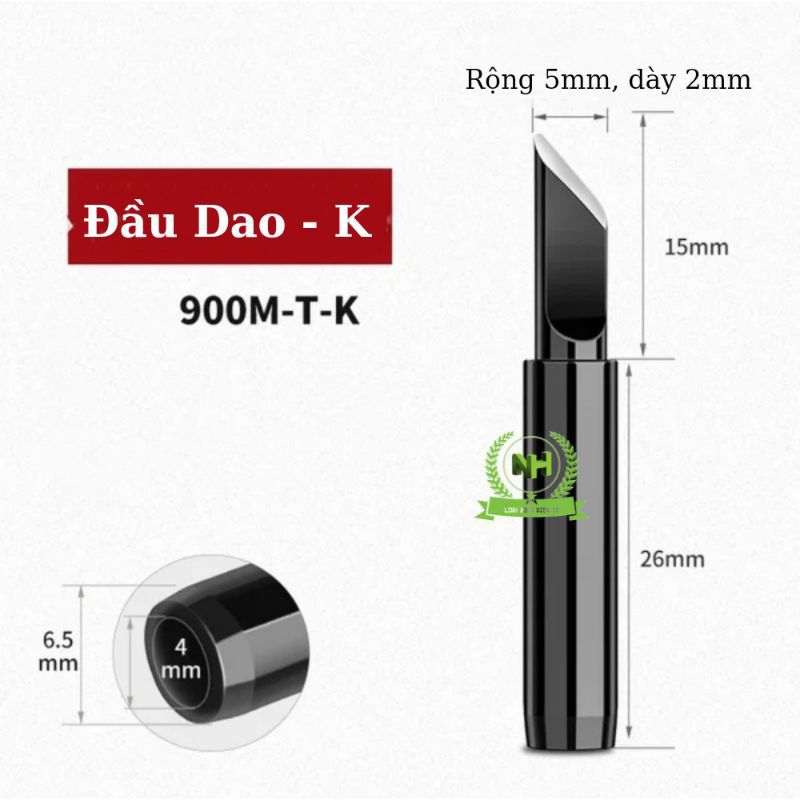 Mũi Hàn Hakko 936 Không Chì Mạ đen Sử Dụng Cho Trạm Hàn Hakko 900m 933 936 Quick Shopee