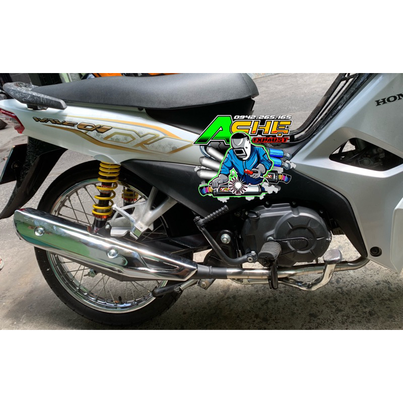 Pô Wa110 Móc Nĩ Hơi Ấm Sử Dụng Dream Wave Blade RSX S110 Sirus | Shopee ...