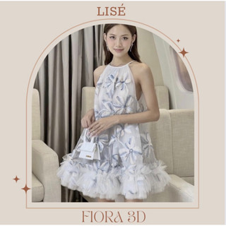 Lise.clothing |Đầm cổ yếm hoa 3D• Flora Dress ( Video sản phẩm) | Shopee Việt Nam