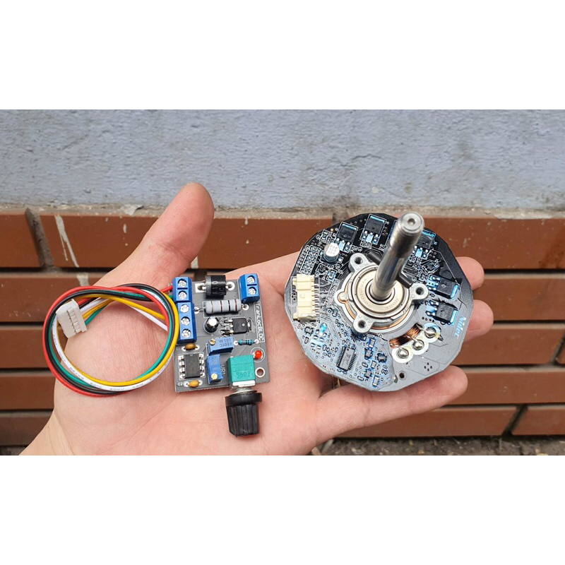 Motor BLDC NIDEC 80w 12-24V mã 48F704M460 hàng mới, tặng nhôm tản nhiệt ...