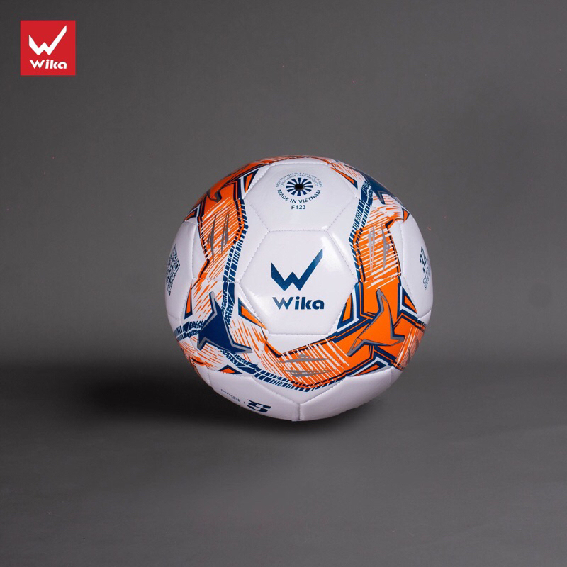 Bóng đá, trái banh da chính hãng Wika F123 F223 size số 5 cao cấp giá rẻ bền tập luyện thi đấu ...