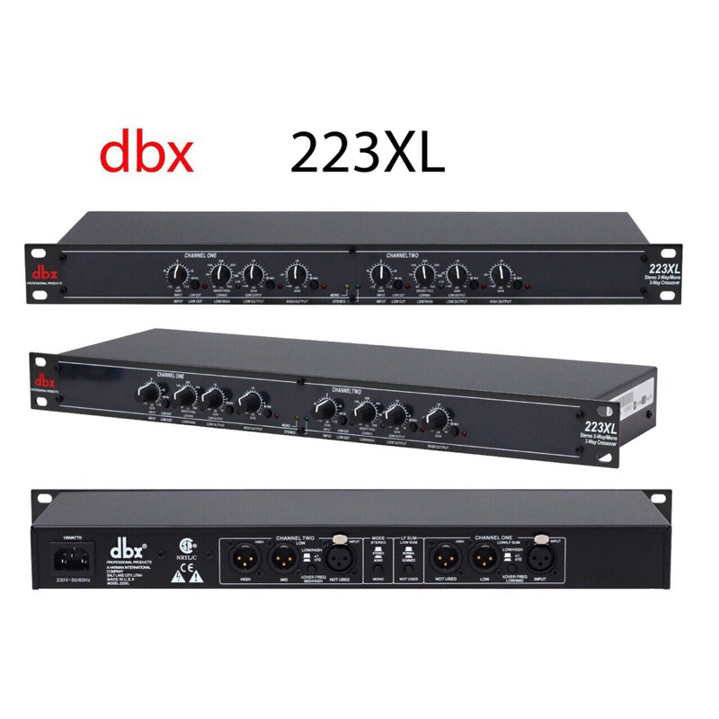 Bộ Cắt Sub DBX 223XL Đơn Giản Crossover 2way Stereo Dễ Điều chỉnh ...