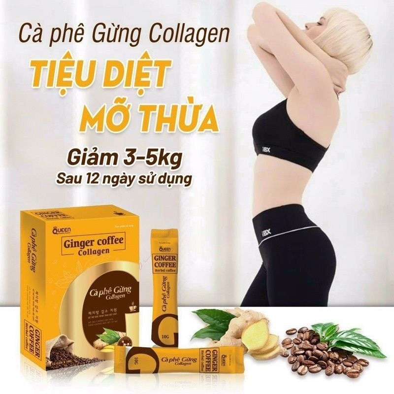 Ginger Coffee Cà Phê Gừng Giảm Cân Hộp 12 gói | Shopee Việt Nam
