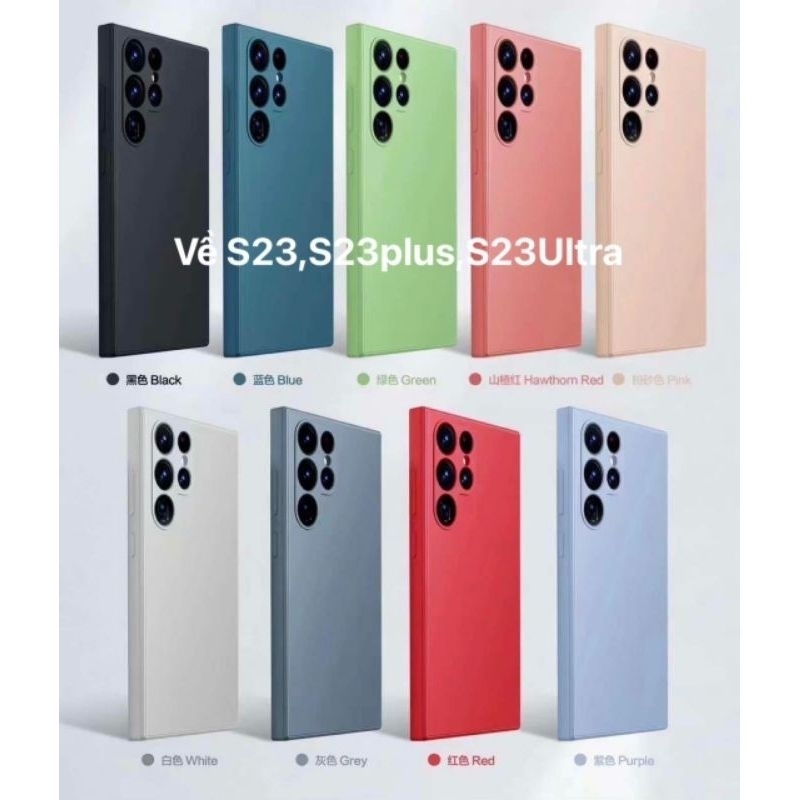 Ốp lưng silicon chống bẩn S24,S24 plus,S24 ultra,S23 ultra,S23 plus,S23 hiệu kt chính hãng ...