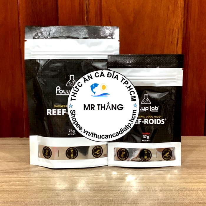 PolypLab Reef Roids Coral Food (túi zip 35/75gram): Thức ăn cho San hô ...