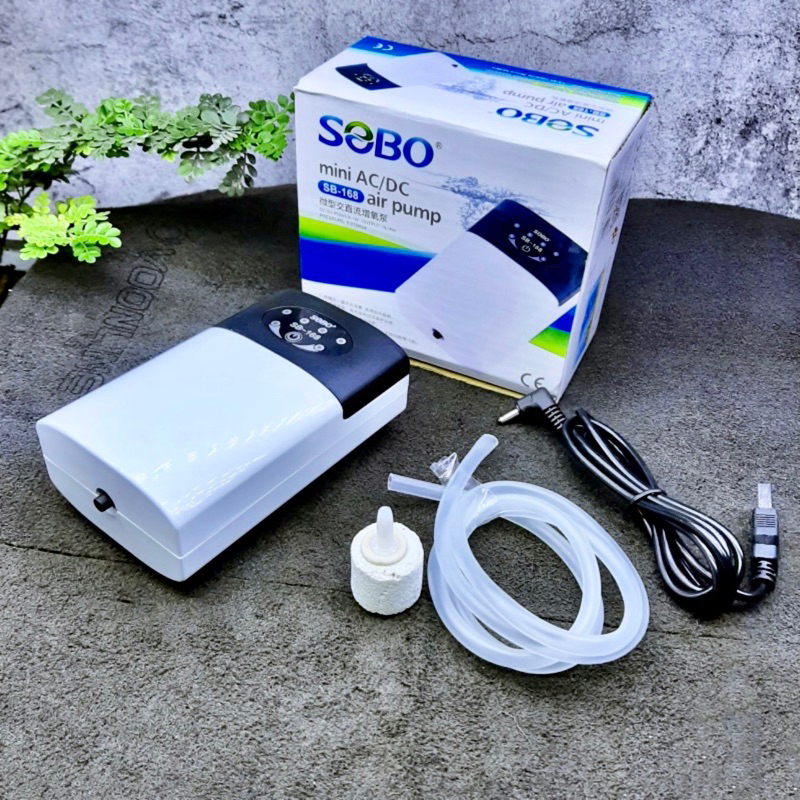 Máy sủi khí oxy tích điện SOBO dùng cho hồ cá. Siêu êm [1 vòi SB-168 - 2 vòi SB-268 ] | Shopee ...