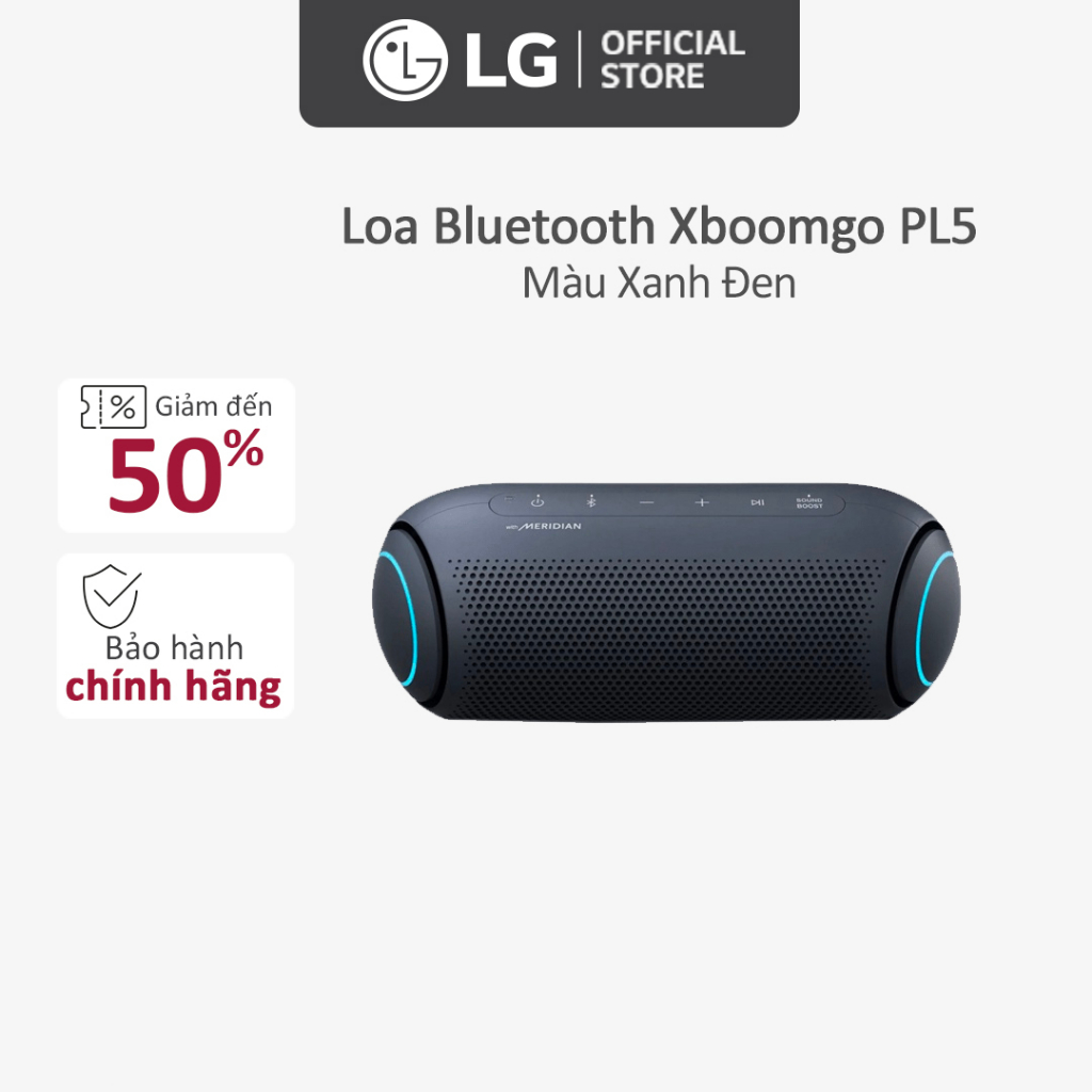 Loa Bluetooth Di Động LG Xboom Go PL5 - Hàng Chính Hãng - Màu Xanh Đen ...