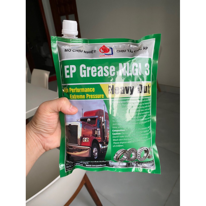 Mỡ chịu nhiệt EP Grease NLGI 3 (Bịch 1Kg) | Shopee Việt Nam