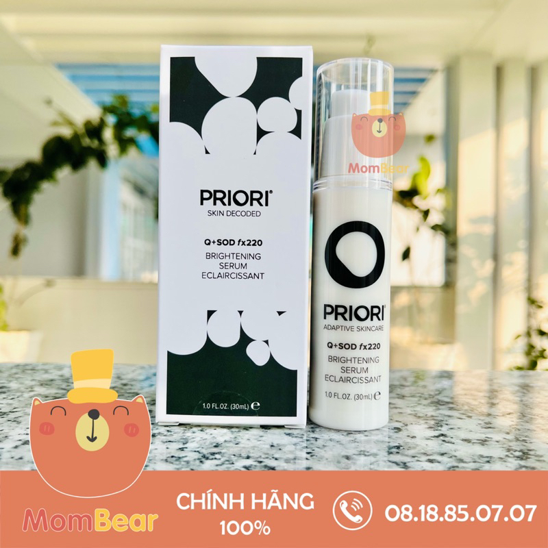 [Hàng Nhập Cty] Serum Chống Lão Hóa, Tái Tạo, Dưỡng Ẩm Da - Priori Q ...