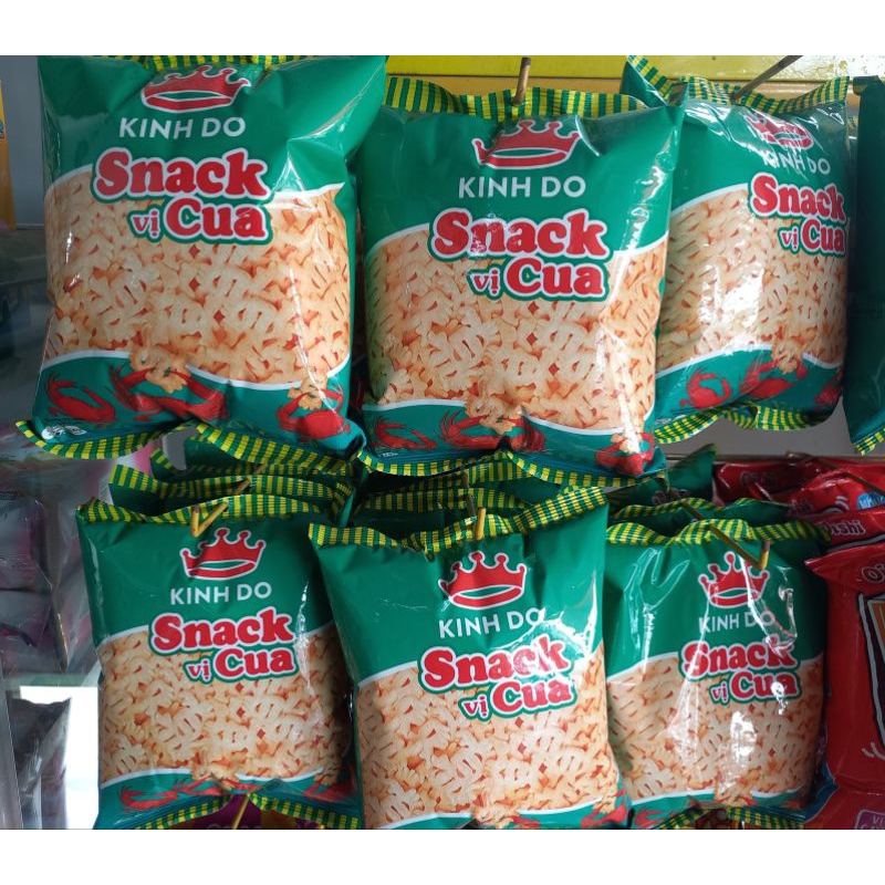 Bánh Snack vị cua Kinh Đô ( lốc 10gói× 29gam) | Shopee Việt Nam