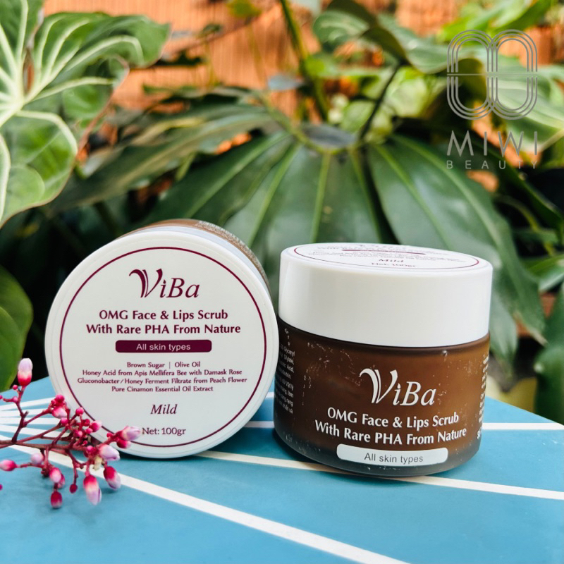Tẩy tế bào chết ViBa - OMG Face & Lips Scrub With Rare PHA from Nature | Shopee Việt Nam