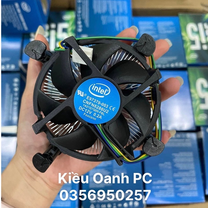Quạt tản nhiệt CPU, Fan CPU, Fan Box Intel thế hệ 10, 11, 12 Zin Lõi ...