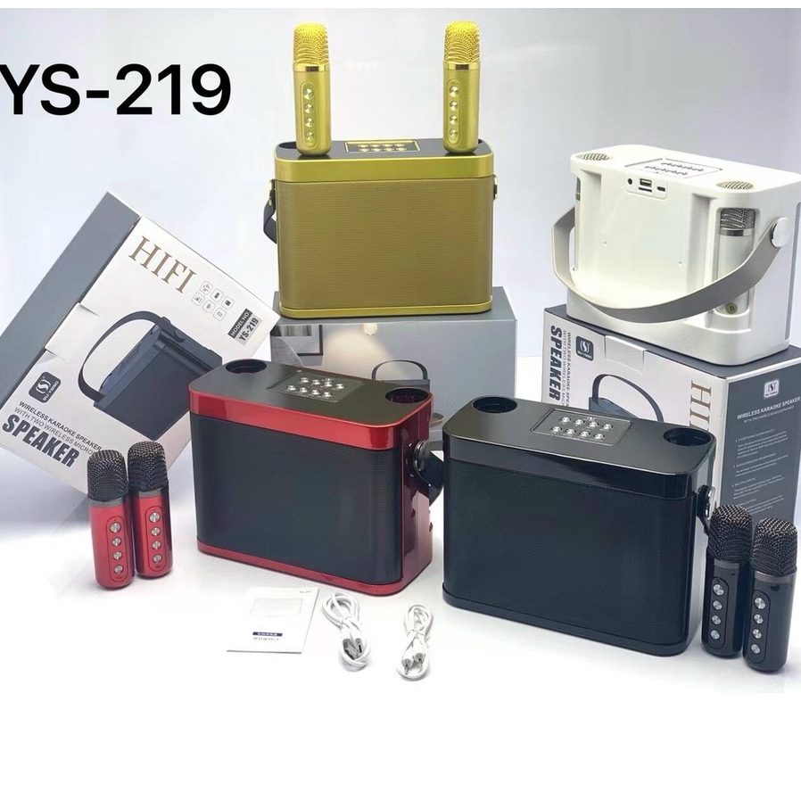 Loa Karaoke YS 219 Phiên Bản Mới Nhất, Âm Thanh Sống Động, Thiết Kế Cực Đẹp, Bass Cực Căng , Hát ...