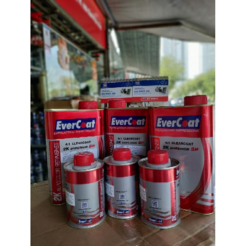 Sơn phủ bóng 2K EVERCOAT chuyên dụng cho ôtô, xe máy | Shopee Việt Nam