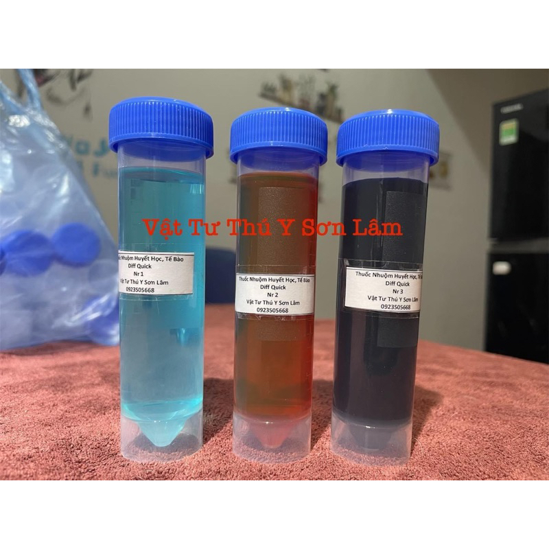 BỘ NHUỘM DIFF QUICK TRONG XÉT NGHIỆM MÁU THÚ Y | Shopee Việt Nam