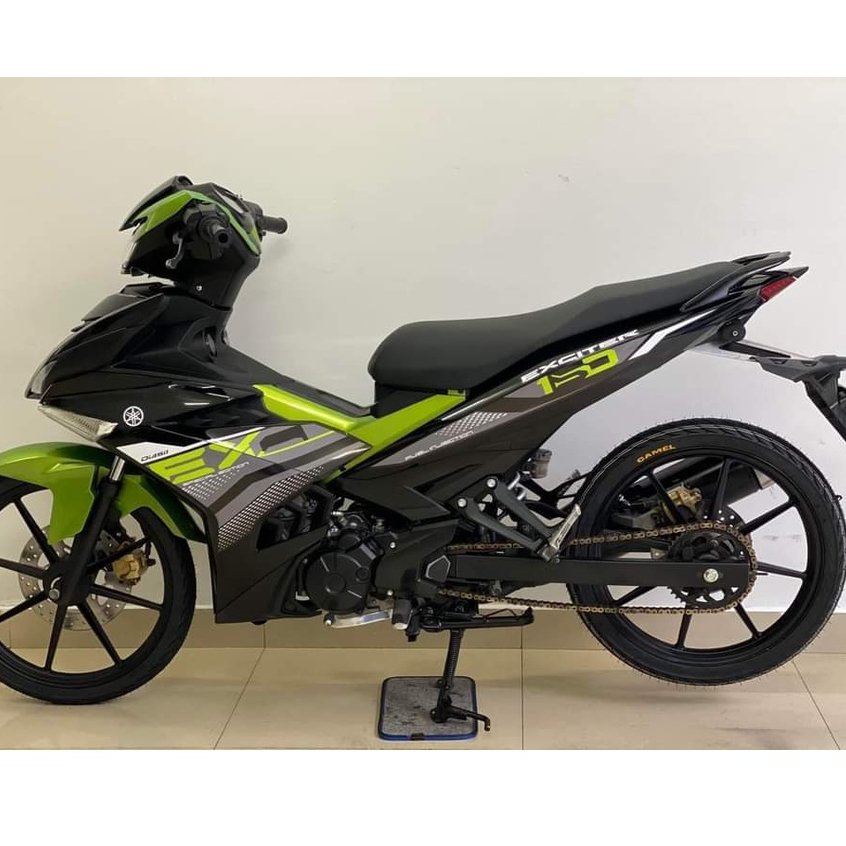 Tem Ex 150 Y15ZR Đen Xám Phối Xanh | Shopee Việt Nam