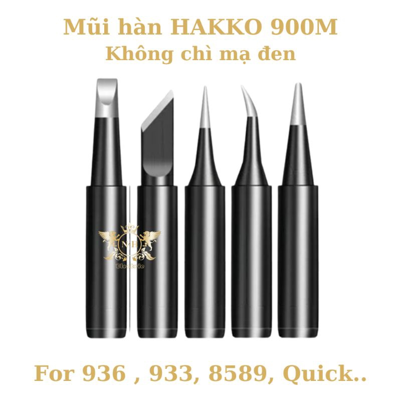 Mũi hàn HAKKO 936 không chì mạ đen sử dụng cho trạm hàn HAKKO 900M, 933 ...