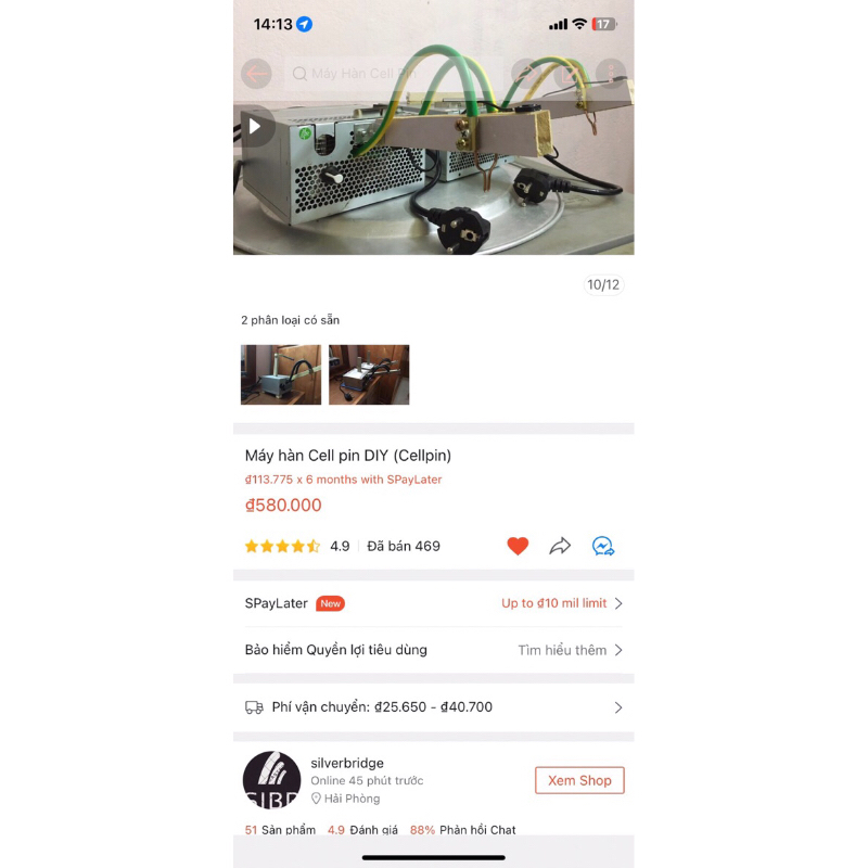 Máy hàn Cellpin/Cell pin DIY | Shopee Việt Nam