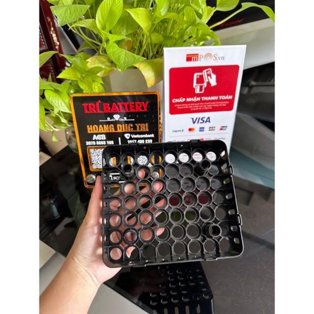 Khay 54 Cell Pin 18650 | Shopee Việt Nam