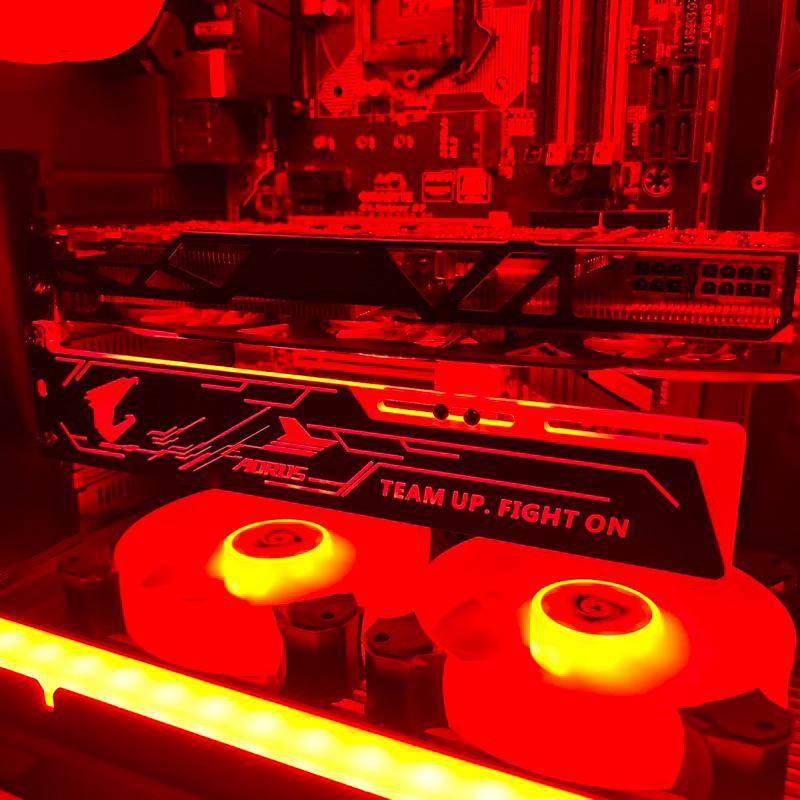 [Thanh Lý] Giá Đỡ VGA Led Gaming 5v ARGB Đồng Bộ Màu Hub Coolmoon Mainboard - Hàng FullBox ...