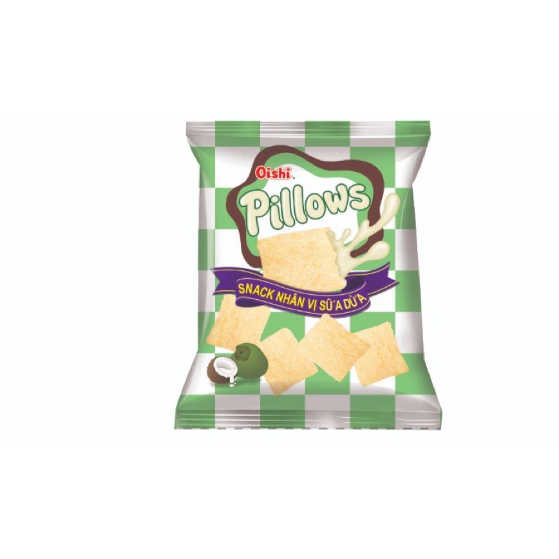 Bim Bim Pillows Oishi Snack nhân socola/ sữa dừa/ cookies vani/ socola ...