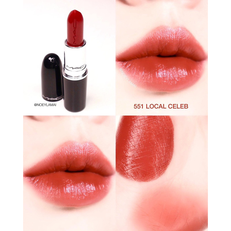 Son Mac màu 551 Local Celeb đỏ cam gạch fullsize fullbox | Shopee Việt Nam