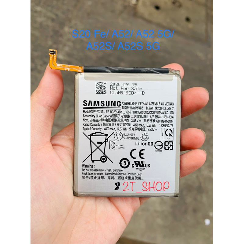 PIN S.AMSUNG S20 FE/ A52/ A52 5G/ A52S/ A52S 5G CHÍNH HÃNG, MÃ PIN EB ...